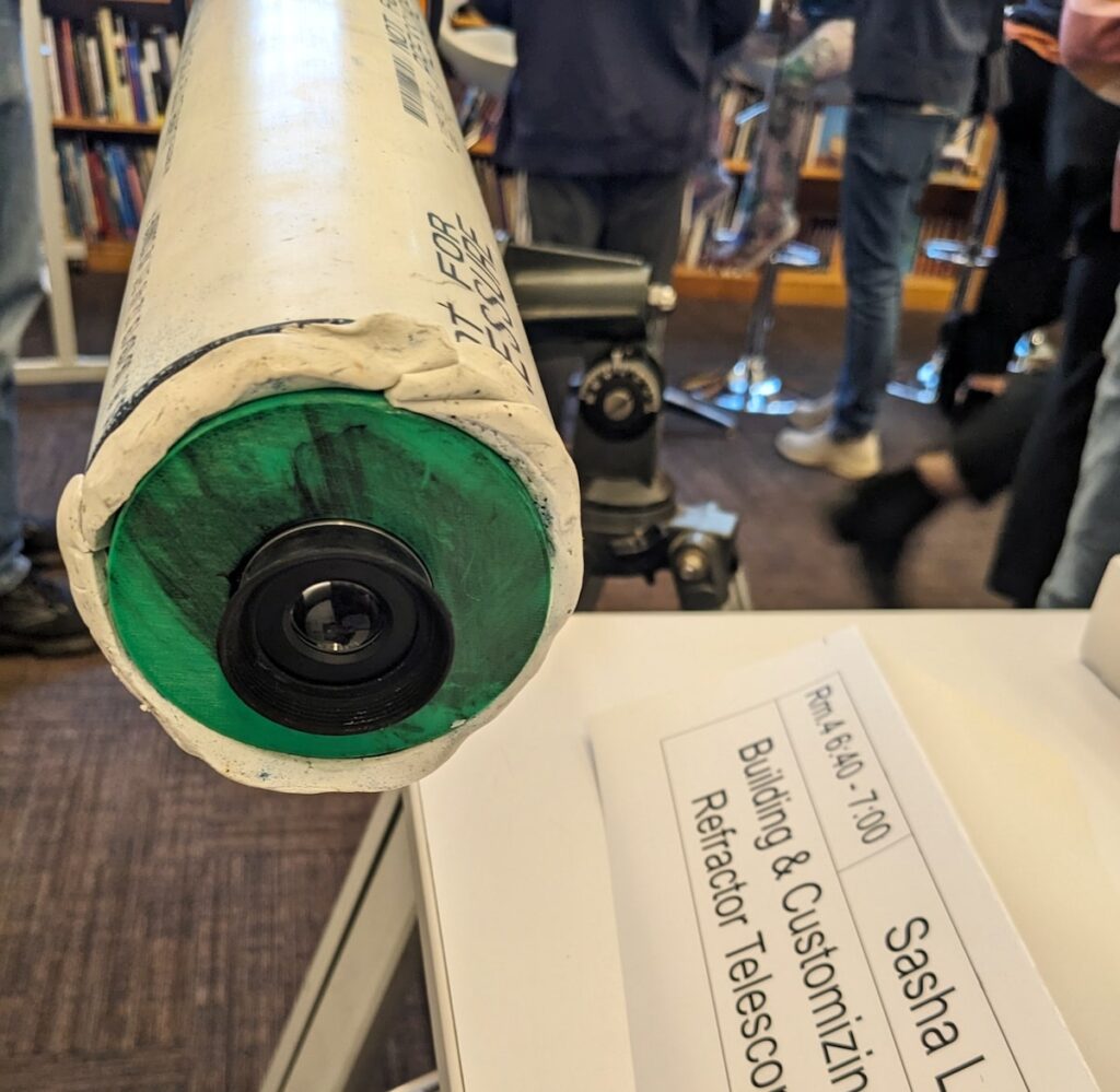 Sasha L. | Building & Customizing a Refractor Telescope – Acera School